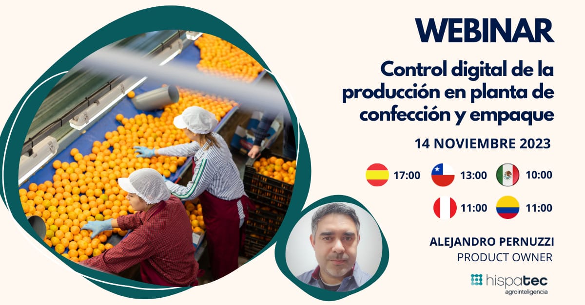 WEBINAR | Control de la producción en planta de confección y empaque usando ERPagro de Hispatec ...
